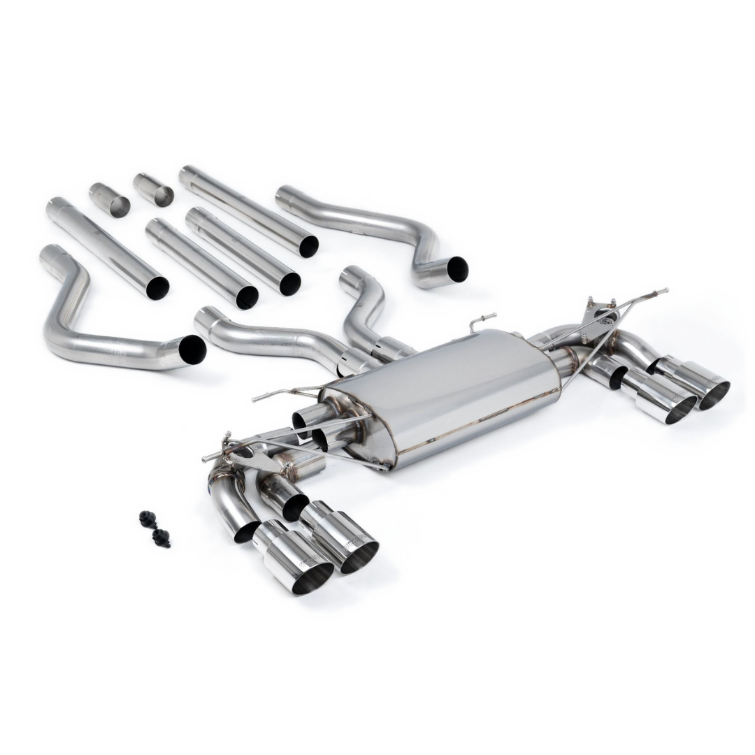 New Defender 130 Milltek V8 Catback Exhaust System (non-resonated ...