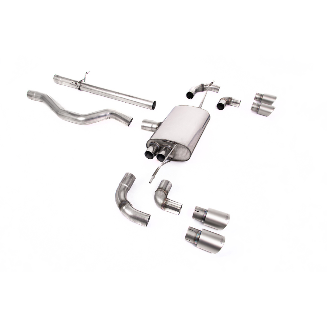 New Defender 110 Milltek P300 & P400e Catback Exhaust System (non-reso ...