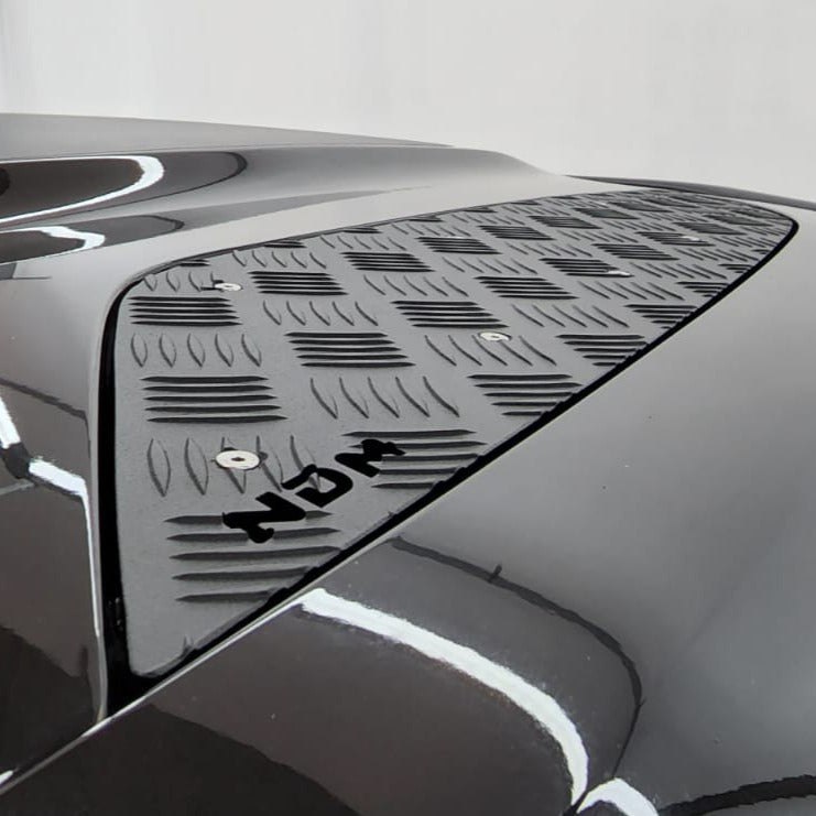 New Defender Real Alloy Checker Bonnet Plates V2 – New Defender Mods