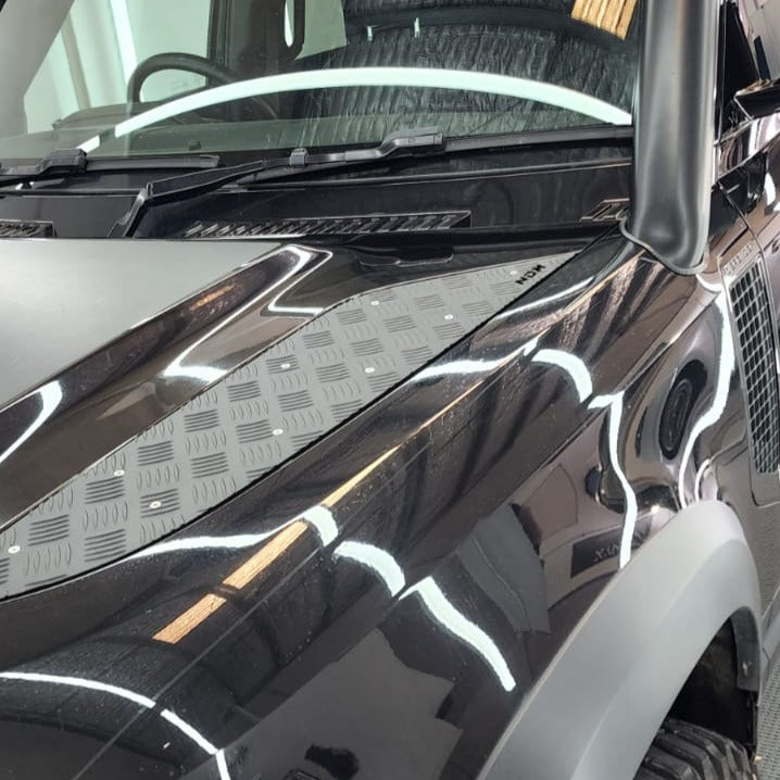 New Defender Real Alloy Checker Bonnet Plates V2 – New Defender Mods